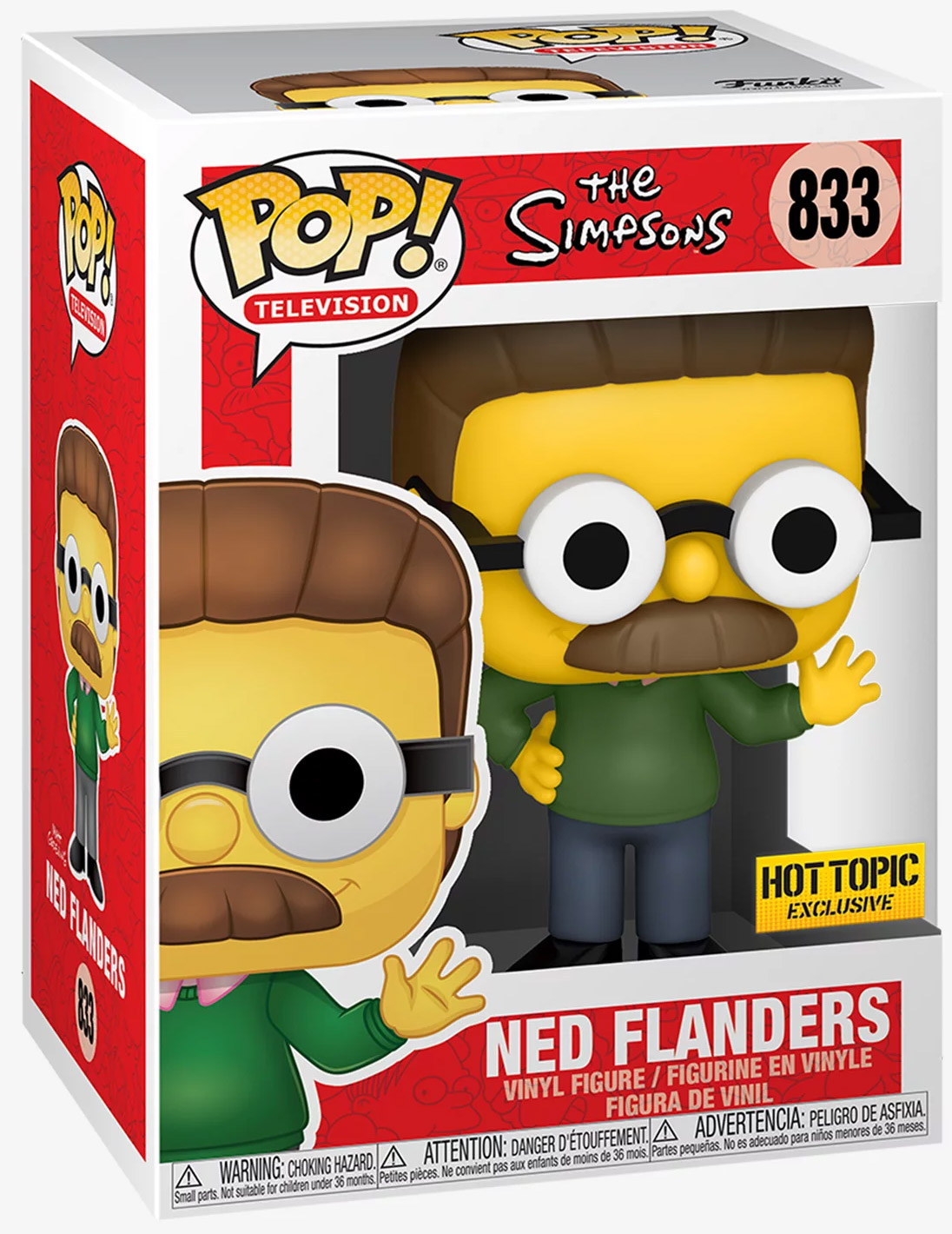 Figurine Pop Les Simpson #833 pas chère : Ned Flanders