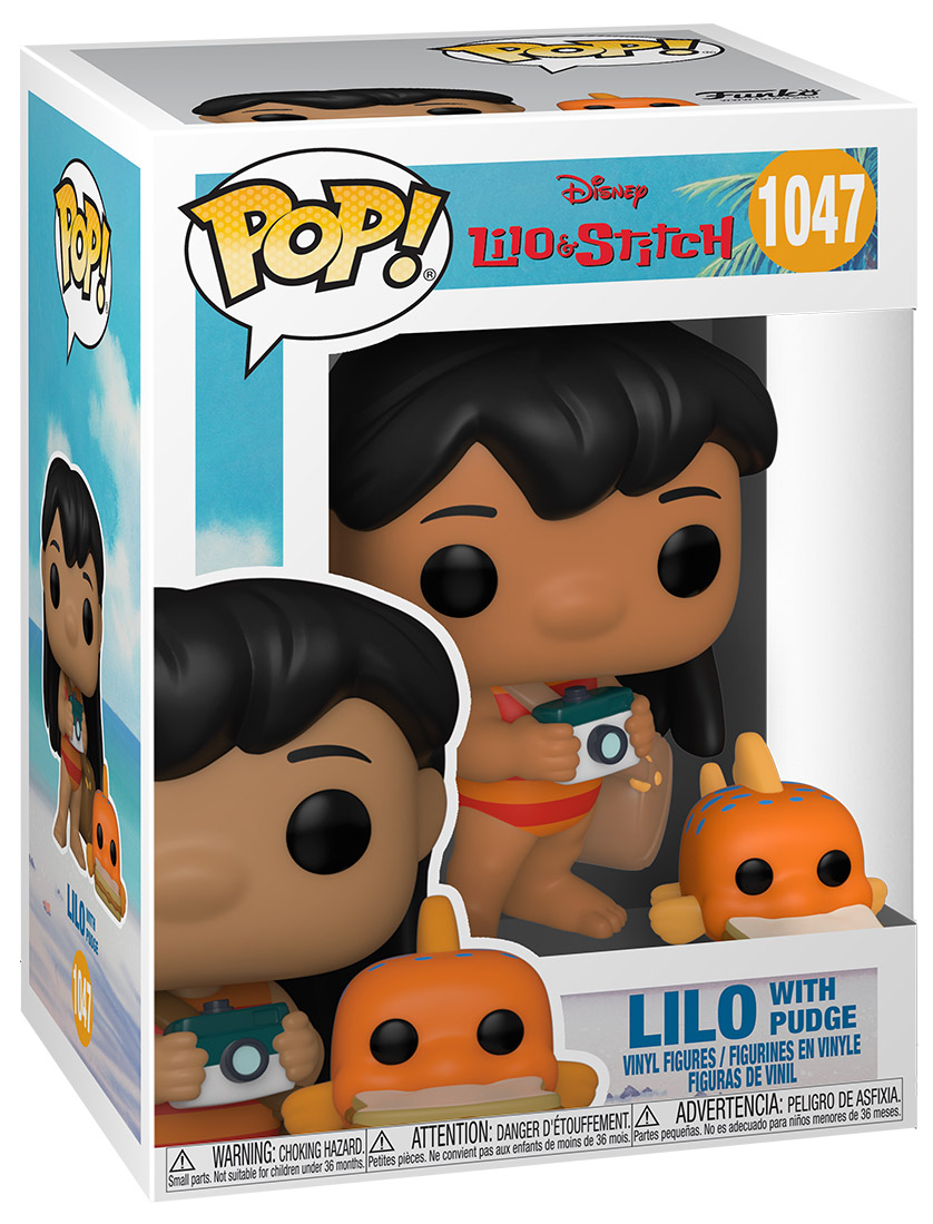Figurine Pop Lilo et Stitch [Disney] #1047 pas cher : Lilo avec pudge