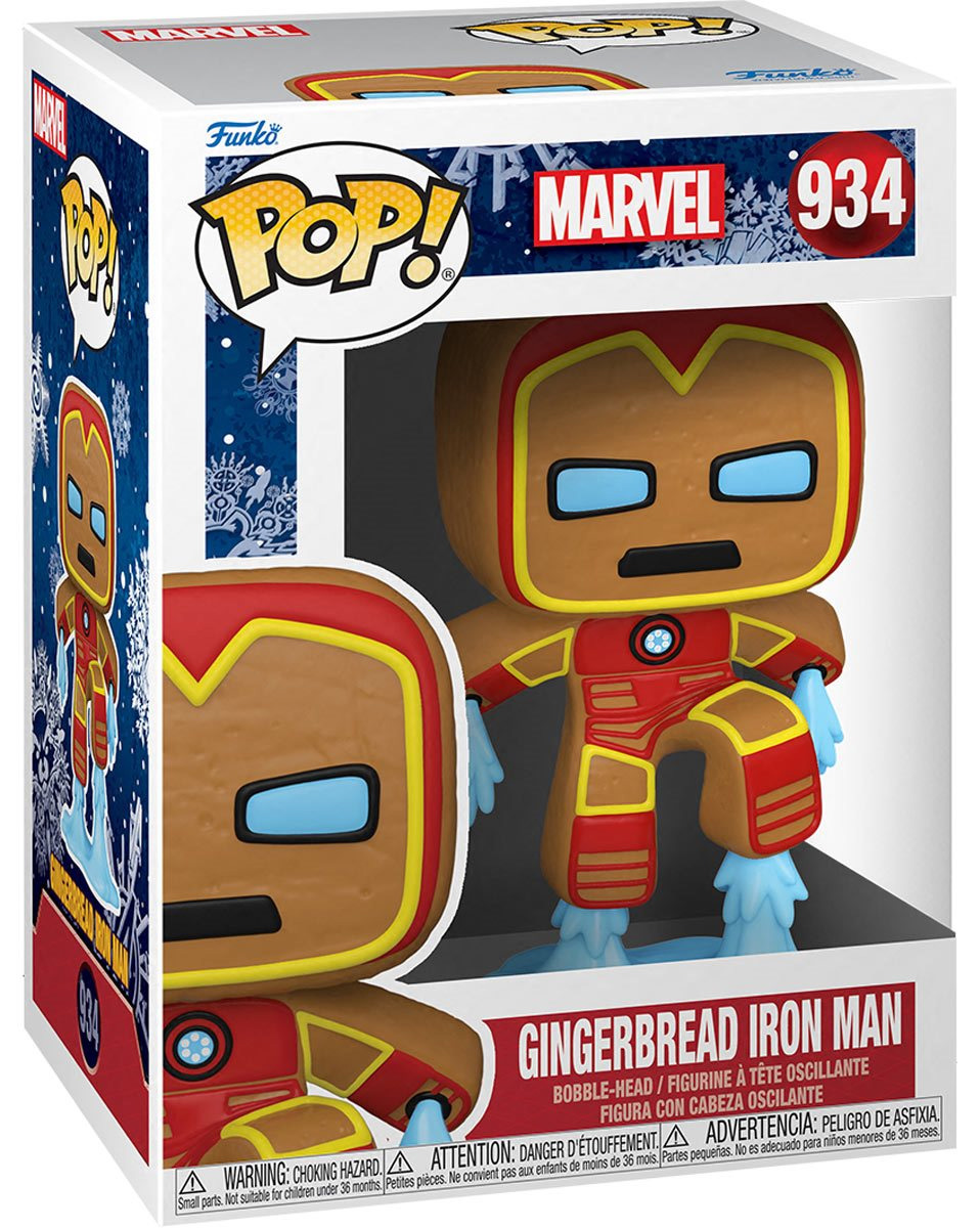 Figurine Pop Marvel Comics #934 pas cher : Iron Man Pain d'épices