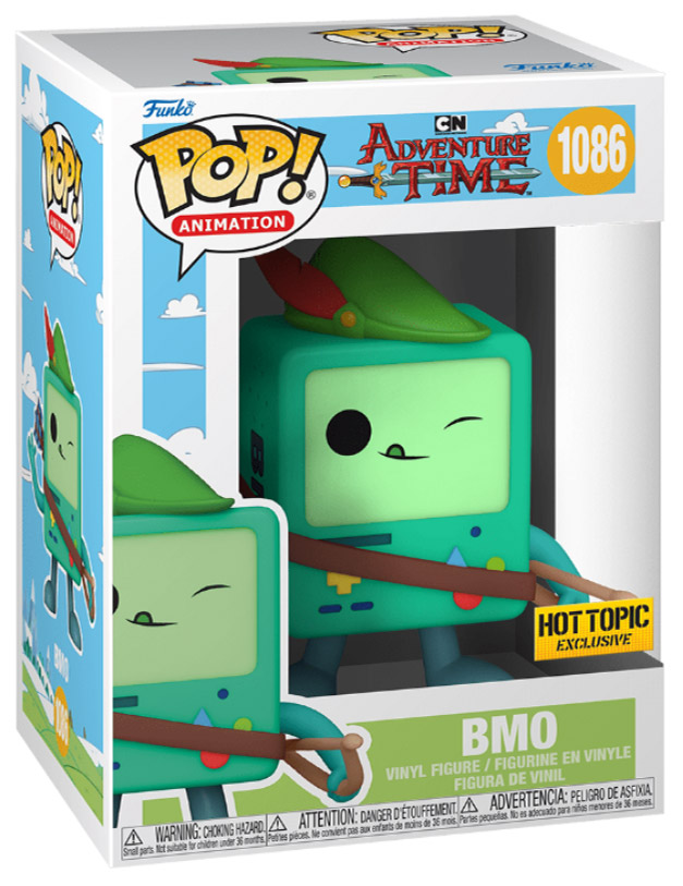 Figurine Pop Adventure Time #1086 pas cher : BMO avec arc