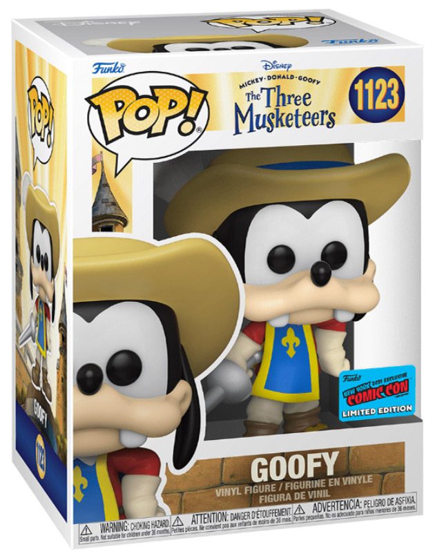 Figurine Pop Mickey, Donald, Dingo : Les Trois Mousquetaires #1123 pas ...