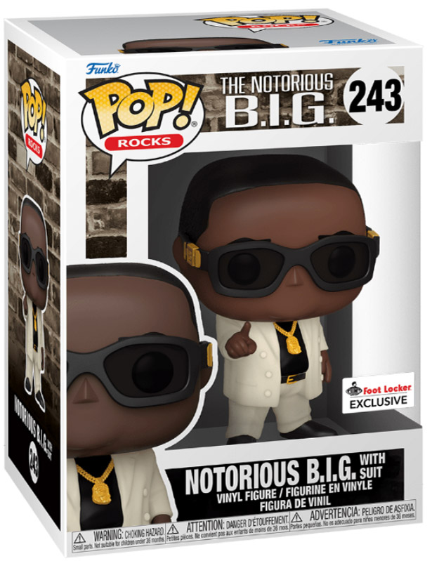 Figurine Pop Notorious B.I.G #243 pas cher : Notoire B.I.G. avec costume