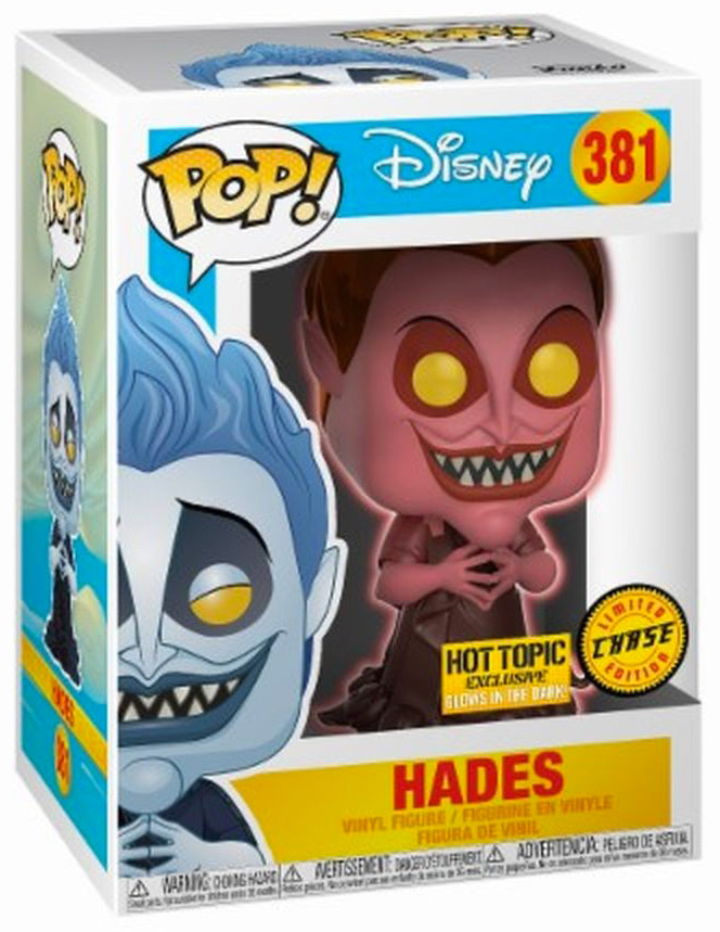 Figurine Pop Hercule [Disney] #381 pas cher : Hadès - Rouge - Brille ...