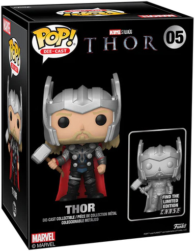 Figurine Pop Thor [Marvel] #5 pas cher : Thor - Die-Cast [Chase]