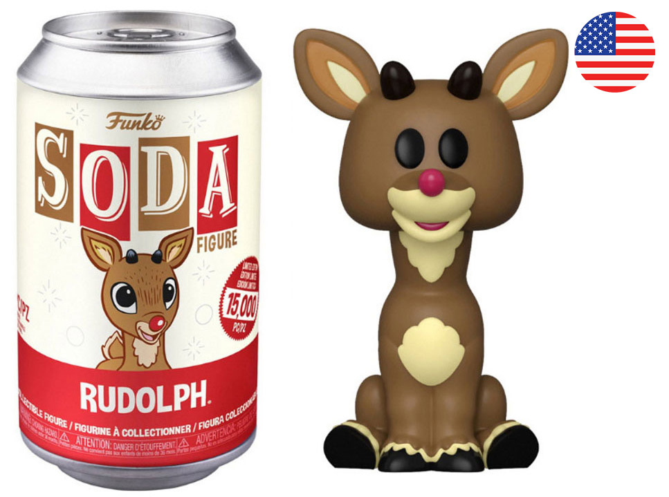 Figurine Soda Rudolphe le renne au nez rouge (1964) pas cher : Rudolph ...