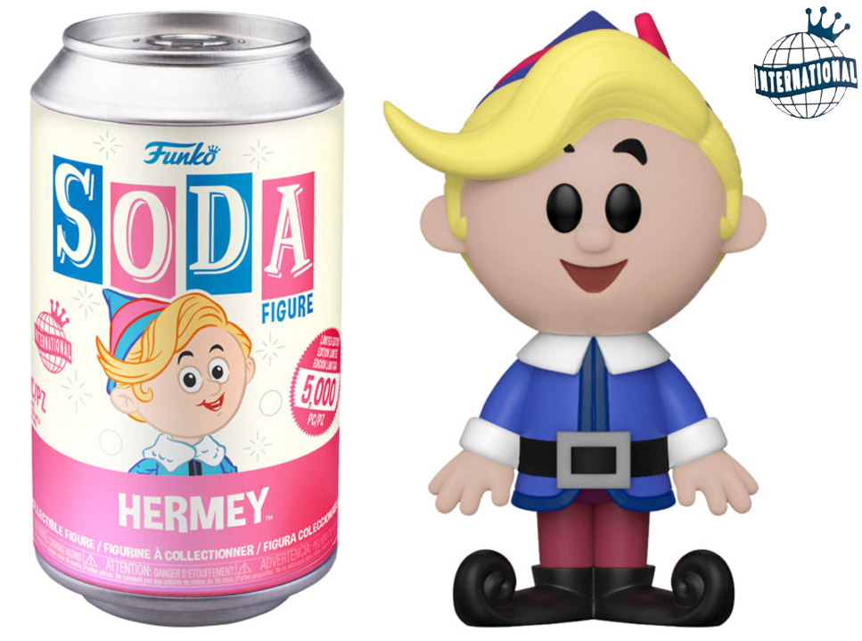 Figurine Soda Rudolphe le renne au nez rouge (1964) pas cher : Hermey ...