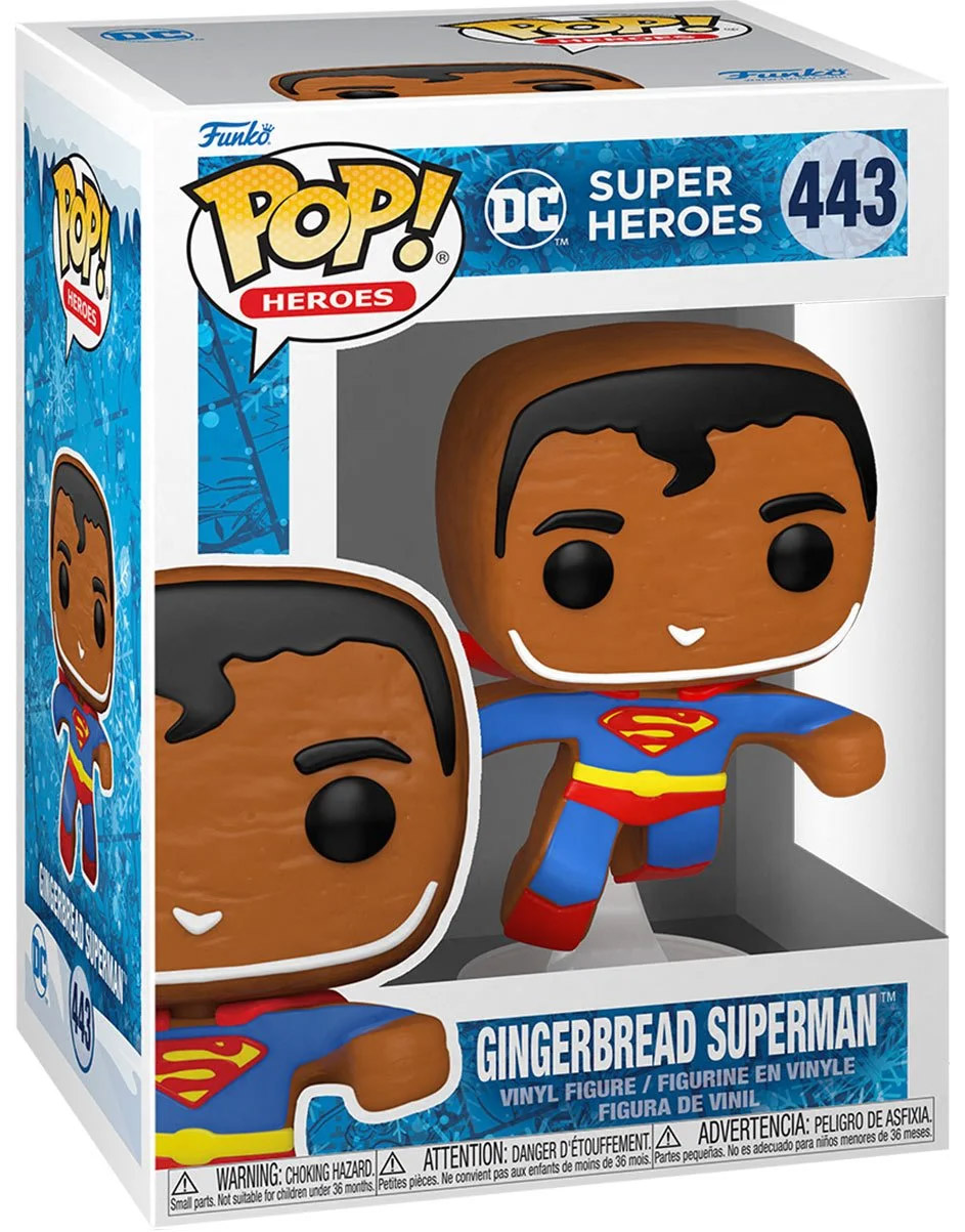 Figurine Pop DC Super-Héros #443 pas cher : Superman pain d'épices