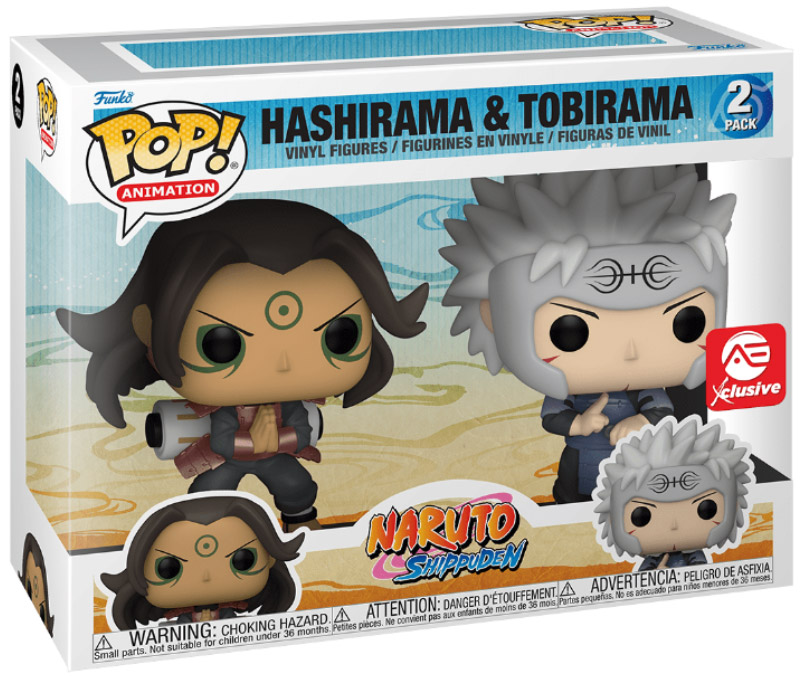 Figurine Pop Naruto pas cher : Hashirama & Tobirama - Pack