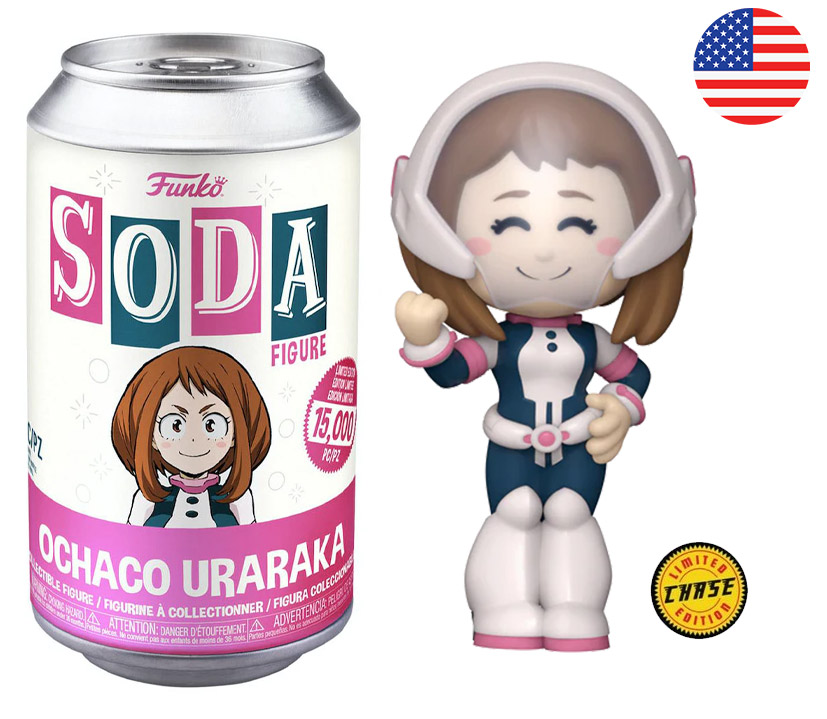 Figurine Soda My Hero Academia pas cher : Ochaco Uraraka (Canette Rose ...