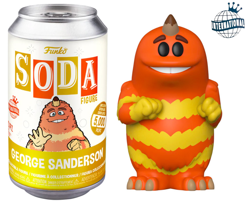 Figurine Soda Monstres et Compagnie [Disney] pas cher : George Sanderson (Canette Jaune)