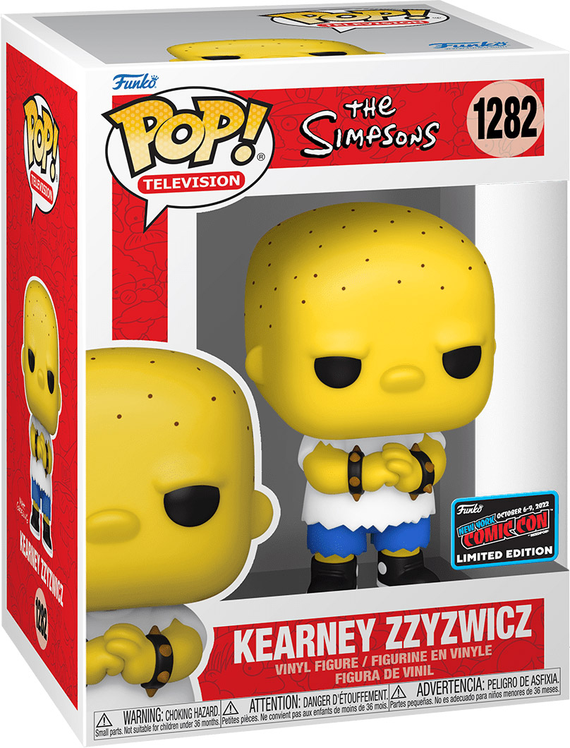 Figurine Pop Les Simpson #1282 pas cher : Kearney Zzyzwicz