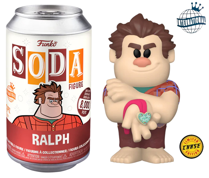 Figurine Soda Les Mondes de Ralph [Disney] pas cher : Ralph (Canette Rouge) [Chase]