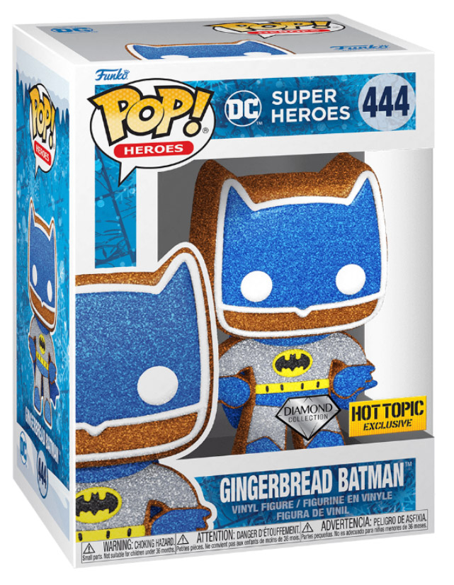 Figurine Pop DC Super-Héros #444 pas cher : Batman pain d'épices - Diamant