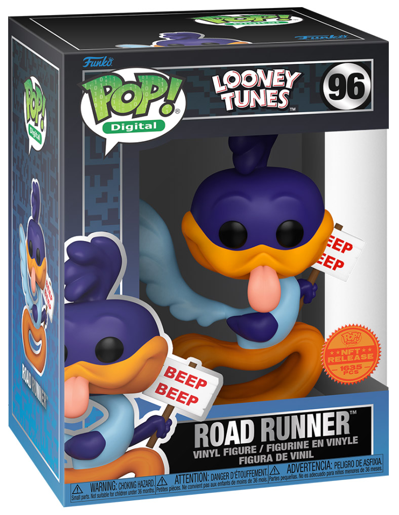 Figurine Pop Looney Tunes #96 pas cher : Bip Bip - Digital Pop