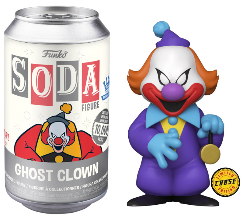 Figurine Soda Scooby-Doo pas cher : Clown Fantôme (Canette Grise) [Chase]