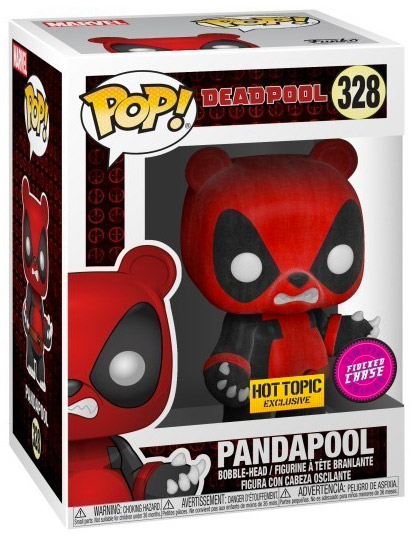 Figurine Pop Deadpool [Marvel] #328 pas cher : Pandapool - Flocké [Chase]