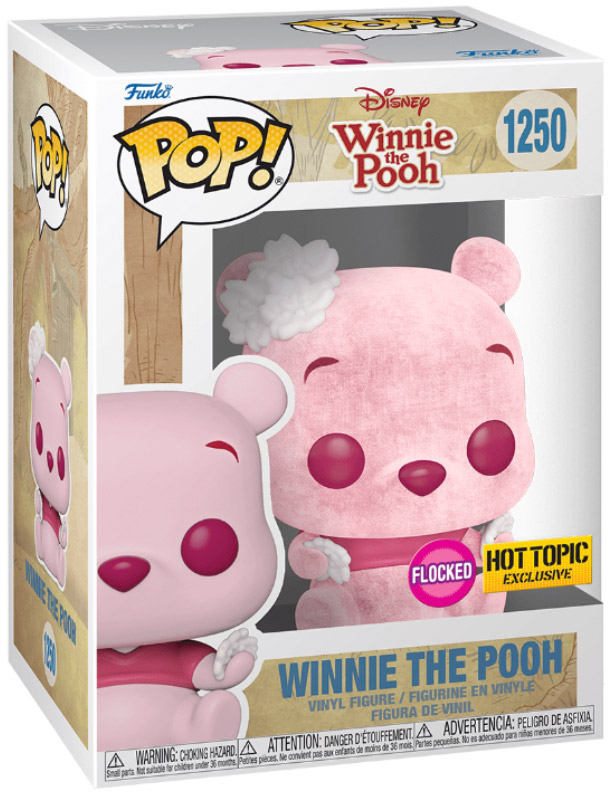 Figurine Pop Winnie l'Ourson [Disney] #1250 pas cher : Winnie l'Ourson - Flocked