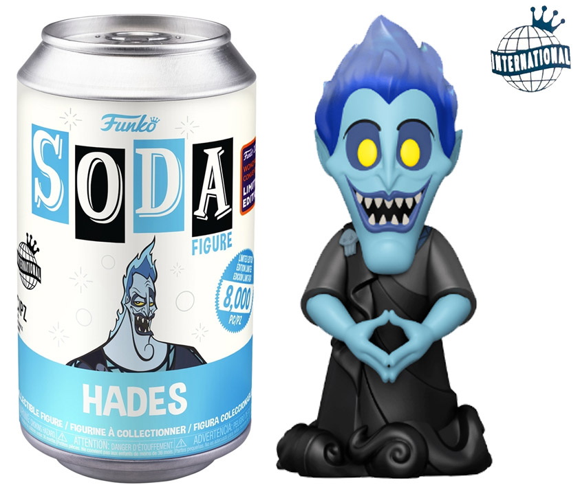 Figurine Soda Hercule [Disney] pas cher : Hades (Canette Bleue)