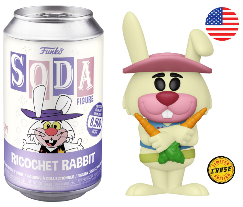 Figurine Soda Hanna-Barbera pas cher : Ricochet Rabbit (Canette ...