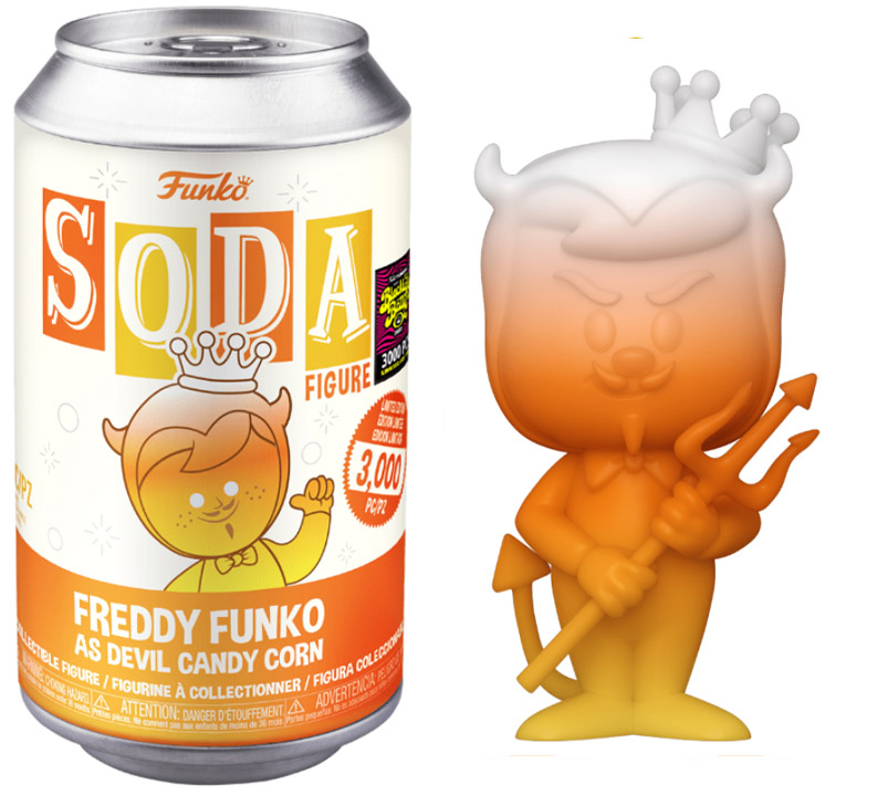 Figurine Soda Freddy Funko pas cher : Freddy Funko as Devil Candy Corn ...
