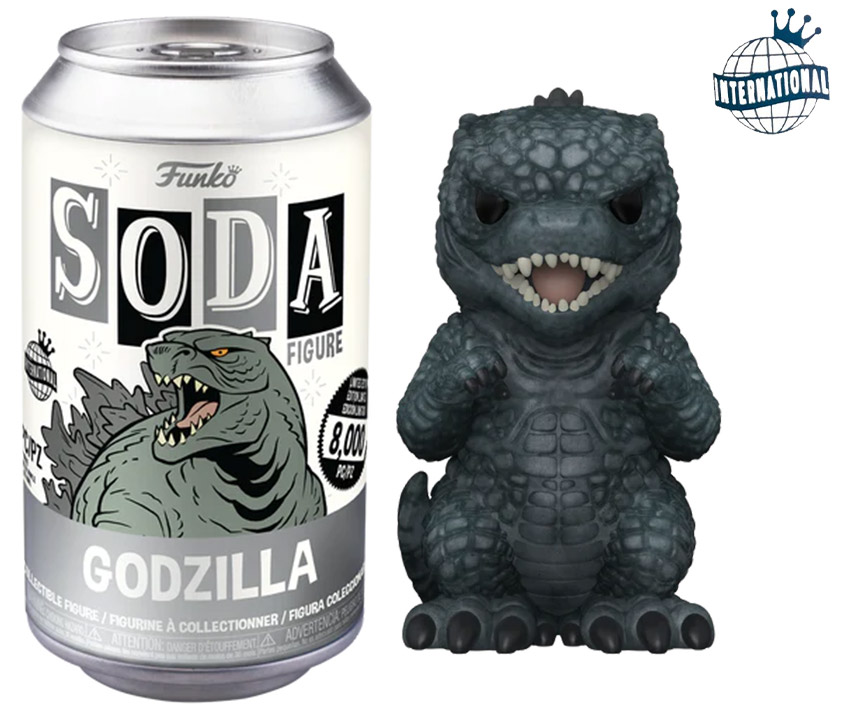 Figurine Soda Godzilla vs Kong pas cher : Godzilla (Canette Grise)