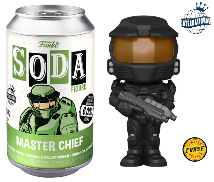 Figurine Soda Halo pas cher : Master Chief (Canette Verte) [Chase]