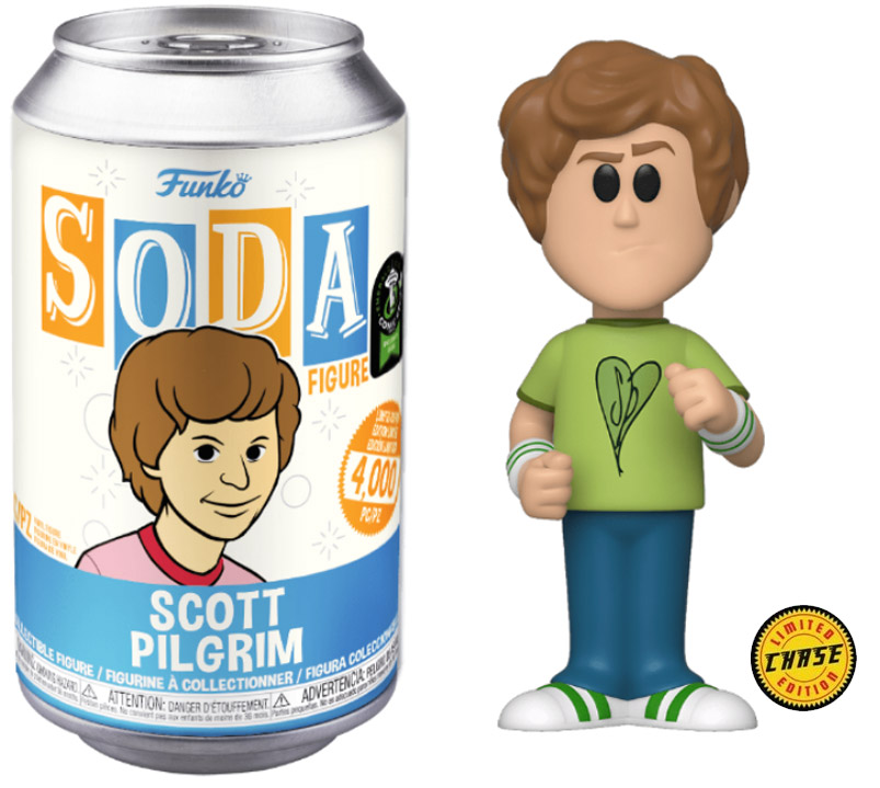 Figurine Soda Scott Pilgrim pas cher : Scott Pilgrim (Canette Bleue ...