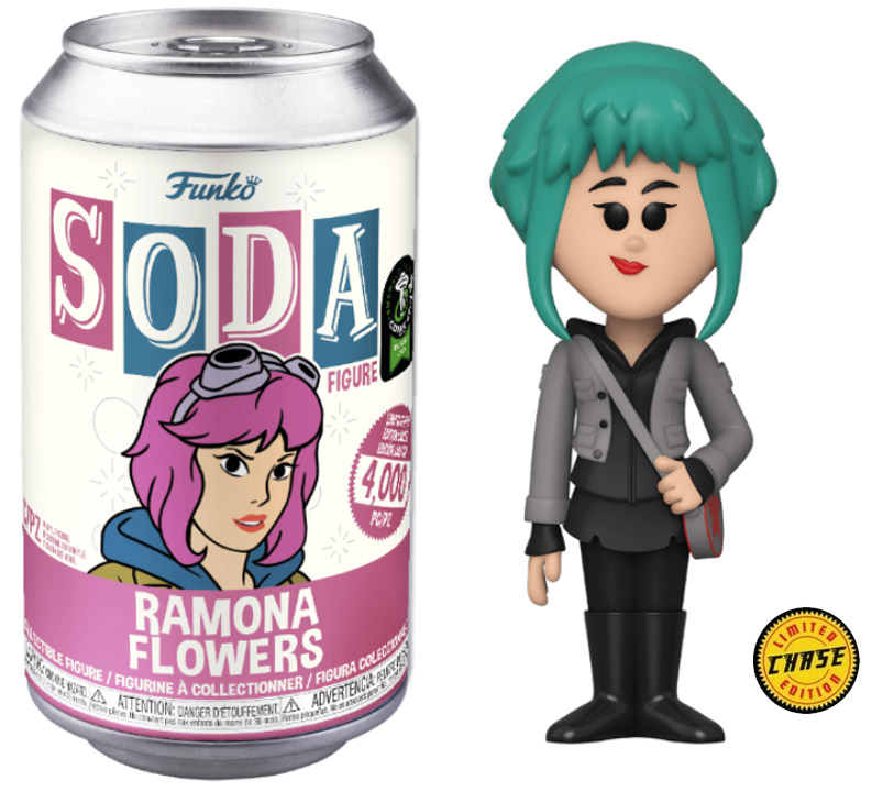 Figurine Soda Scott Pilgrim pas cher : Ramona Flowers (Canette Rose ...