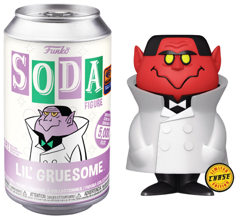 Figurine Soda Hanna-Barbera pas cher : Lil' Gruesome (Canette Rose) [Chase]