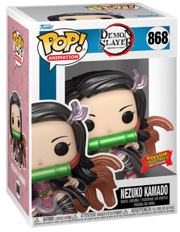 Figurine Pop Demon Slayer #868 pas cher : Nezuko Kamado - Métallique Figurine Pop Demon Slayer #868 pas cher : Nezuko Kamado - Métallique