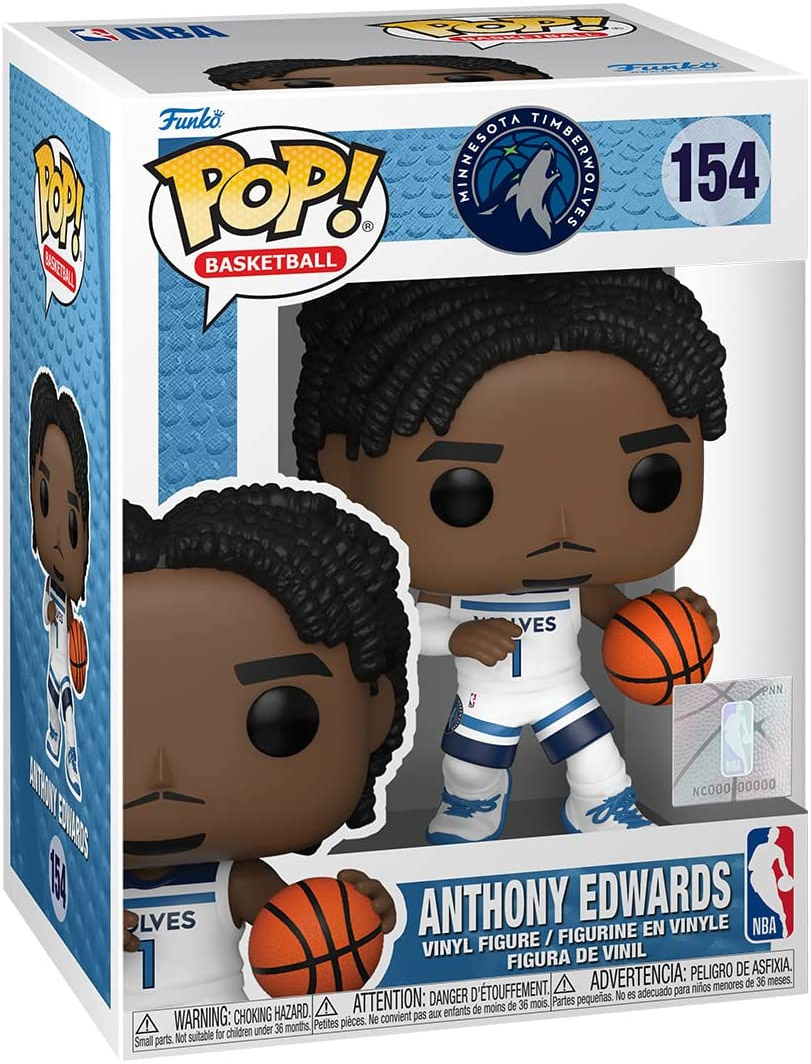 Figurine Pop NBA #154 pas cher : Anthony Edwards