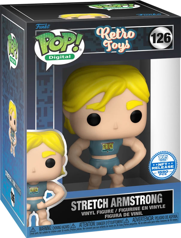 Figurine Pop Hasbro #126 pas cher : Stretch Armstrong - Digital Pop