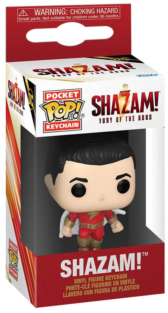 Figurine Pop Shazam! La Rage des Dieux [DC] pas cher : Shazam - Porte-clés