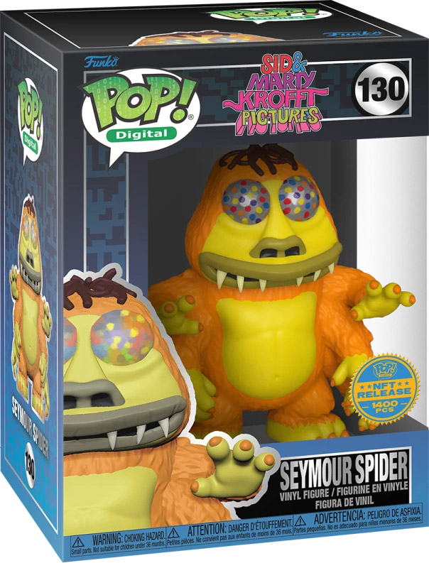 Figurine Pop H.R. Pufnstuf #130 pas cher : Seymour Spider - Digital Pop