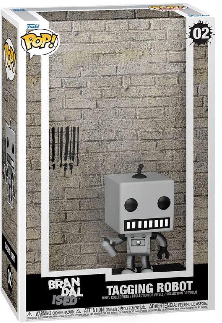 Figurine Pop Brandalised #2 pas cher : Tagging Robot - Art Cover