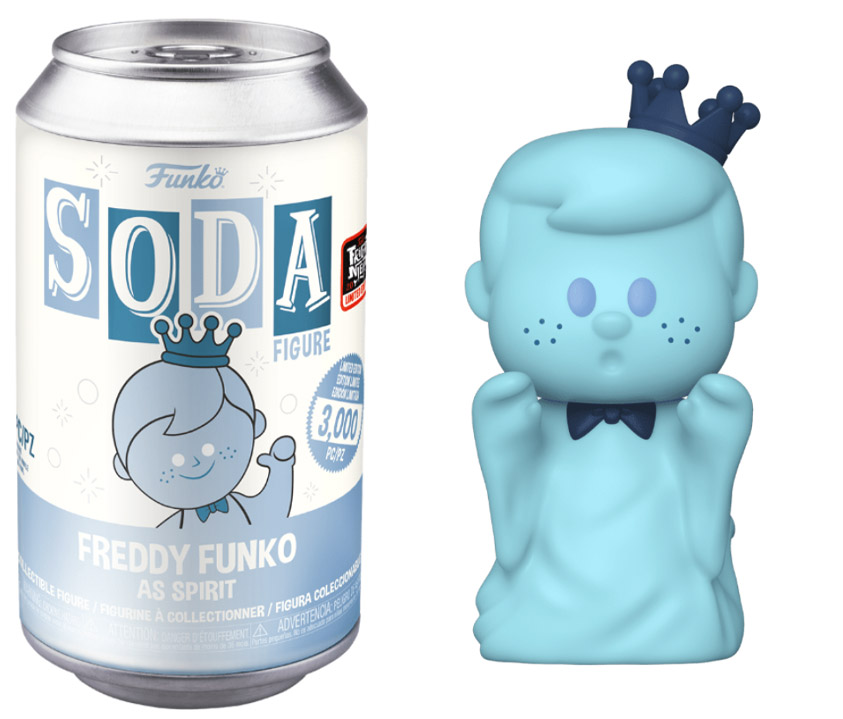 Figurine Soda Freddy Funko pas cher : Freddy Funko en fantôme (Canette ...