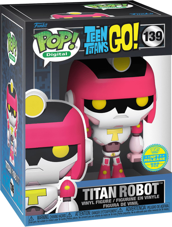 Figurine Pop Teen Titans Go! #139 pas cher : Titan Robot - Digital Pop