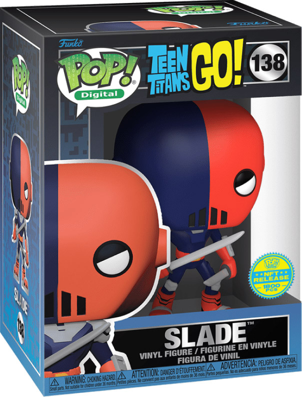 Figurine Pop Teen Titans Go! #138 pas cher : Slade - Digital Pop