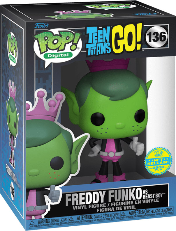 Figurine Pop Teen Titans Go! #136 pas cher : Freddy Funko en Changelin ...