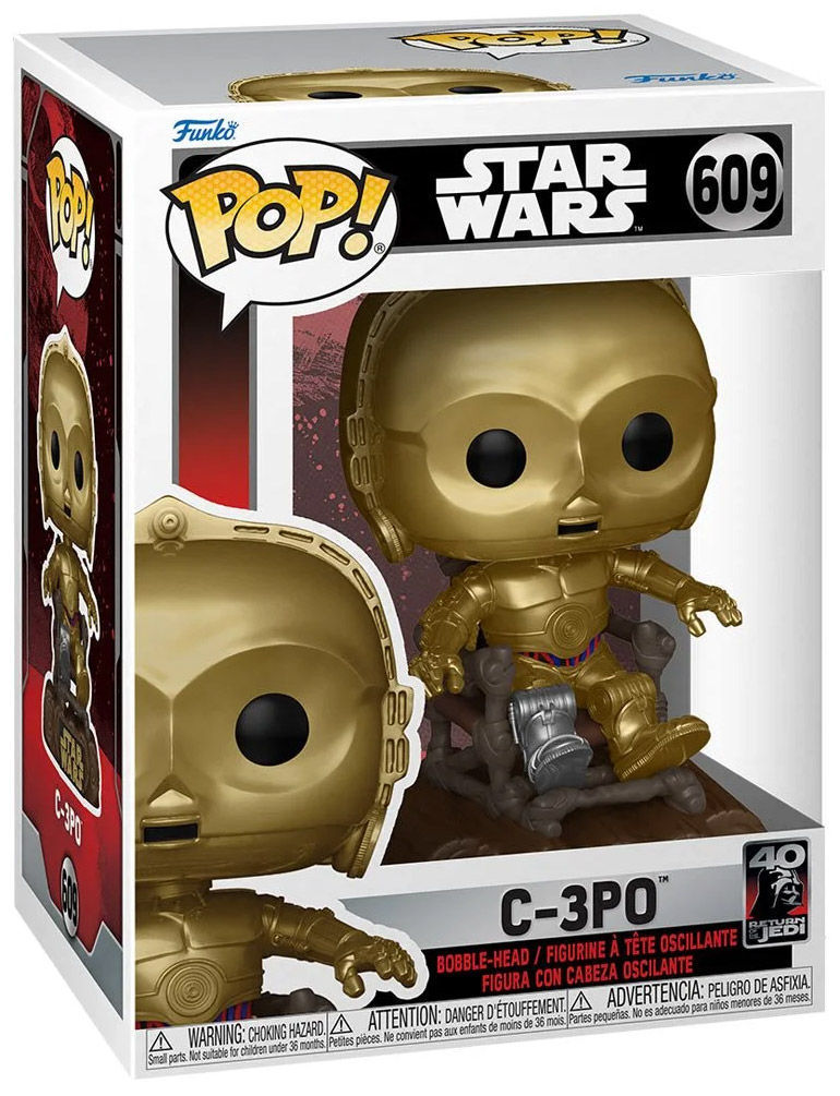 Figurine Pop Star Wars 6 : Le Retour du Jedi #609 pas cher : C-3PO
