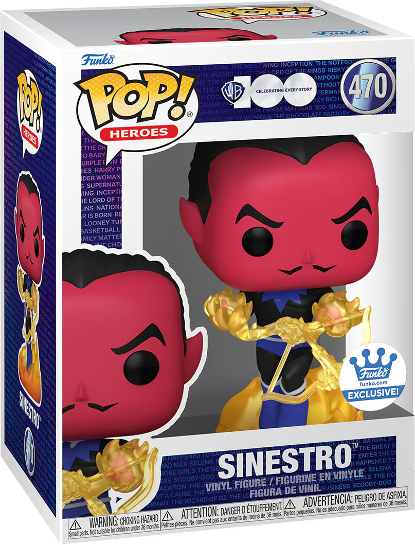 Figurine Pop Warner Bros 100 ans #470 pas cher : Sinestro
