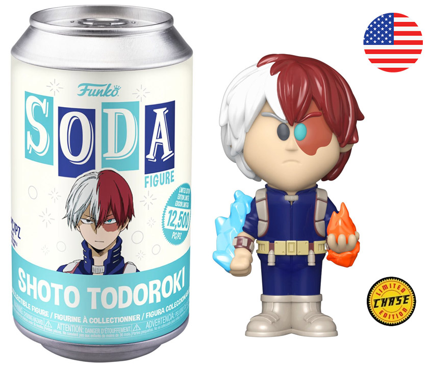 Figurine Soda My Hero Academia pas cher : Shoto Todoroki (Canette Bleue ...