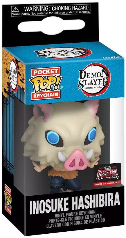 Figurine Pop Demon Slayer pas cher : Inosuke Hashibira - Porte-clés