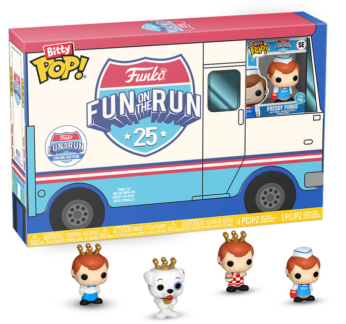 Figurine Pop Freddy Funko pas cher : Fun on the Run - Bitty Pop