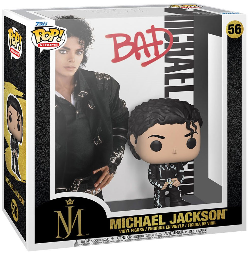 Figurine Pop Michael Jackson #56 pas cher : Michael Jackson "Bad" - Album