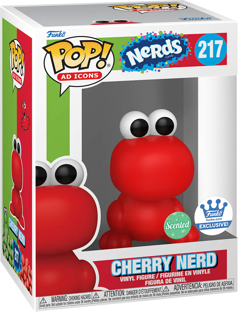 Figurine Pop Icônes de Pub #217 pas cher : Nerd Cerise - Parfumée