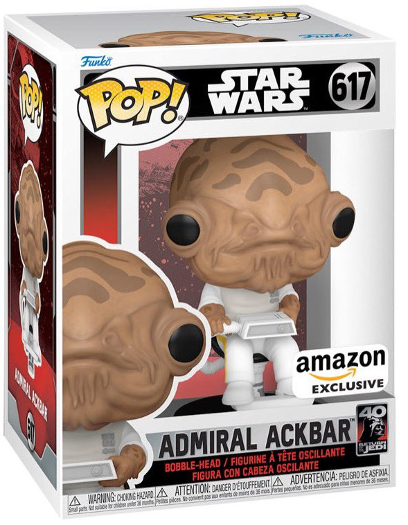 Figurine Pop Star Wars 6 : Le Retour du Jedi #617 pas cher : Amiral Ackbar