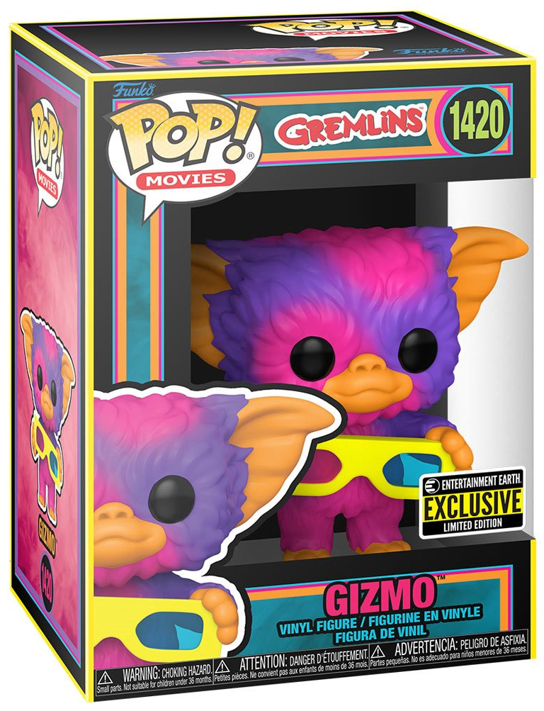 Figurine Pop Gremlins #1420 pas cher : Gizmo - Black Light