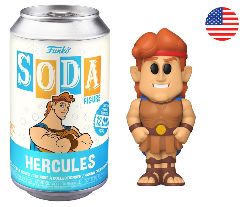 Figurine Soda Hercule [Disney] pas cher : Hercule (Canette Bleue)