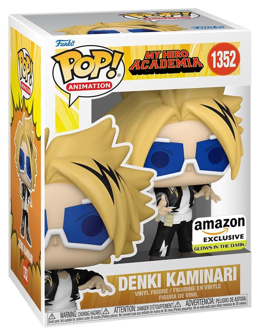 Figurine Pop My Hero Academia 1352 Pas Cher Denki Kaminari Glow In The Dark